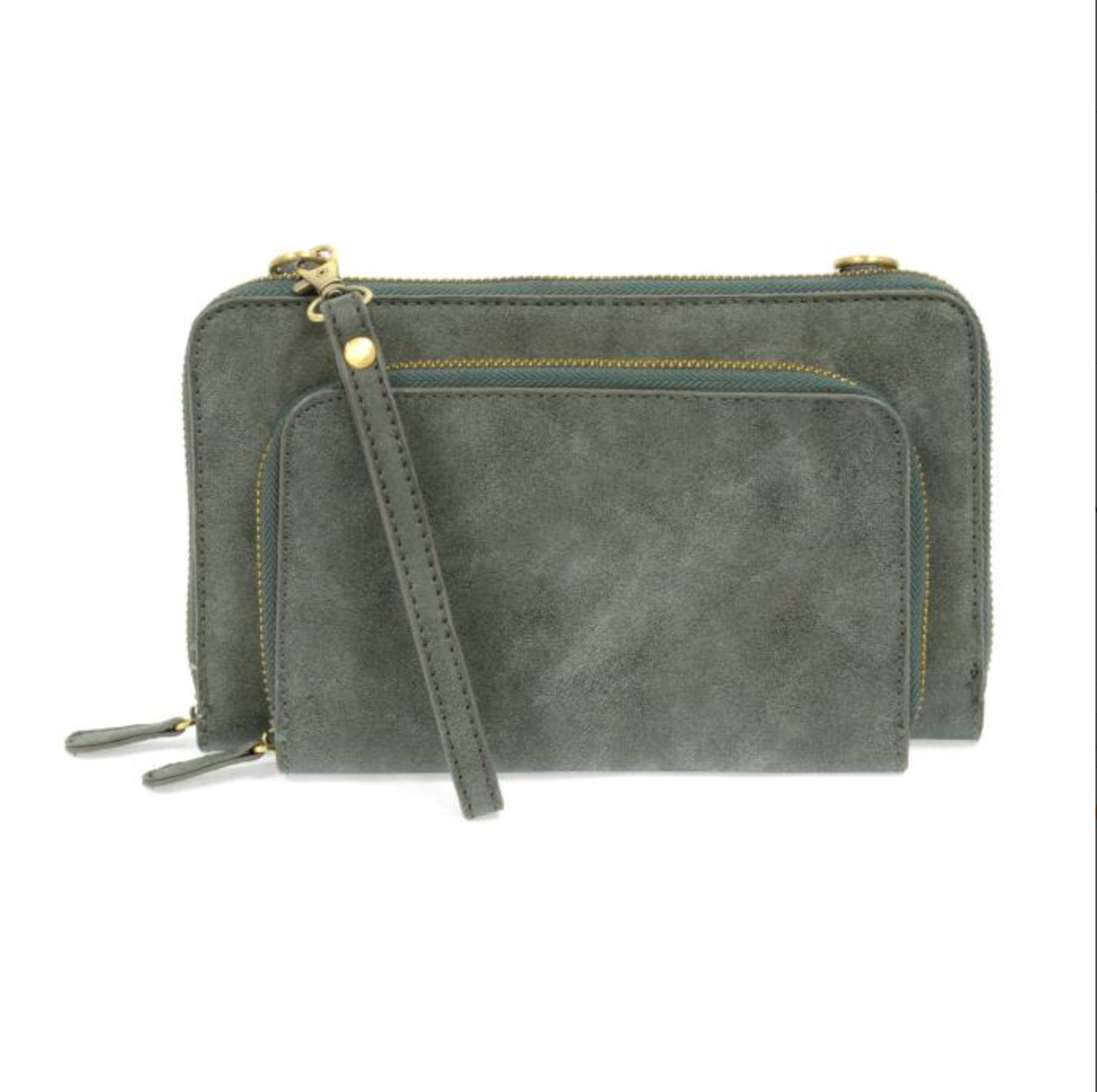 JOY SUSAN CONVERTIBLE ZIP AROUND - CYAN - 6th Street Fashions and Footwear
