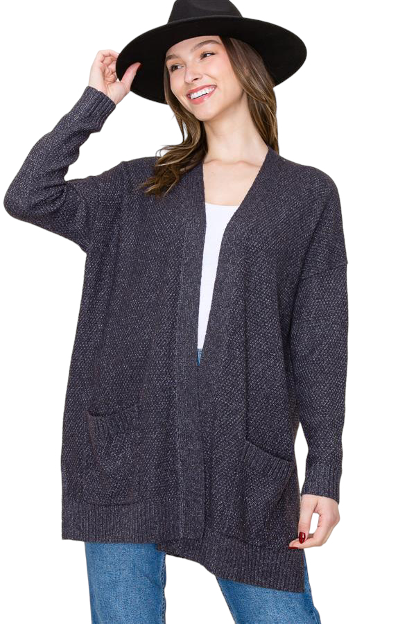 Waffle Knit Cardigan 6th Street Fashions And Footwear