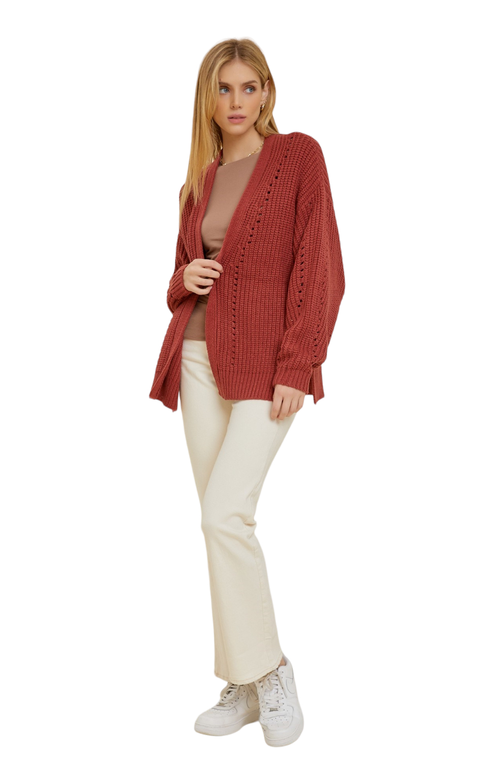 Chunky Knit Cardigan Sweater 6th Street Fashions And Footwear